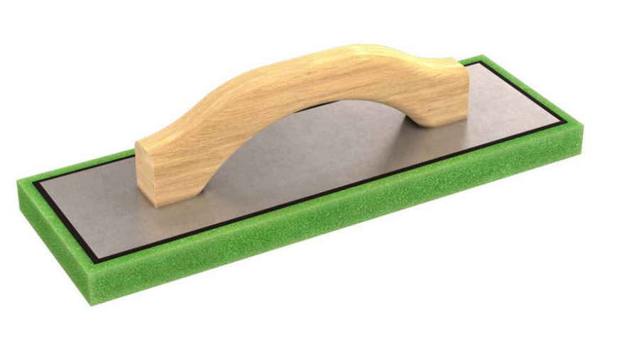 GREEN FOAM FLOAT – 4″ x 12″ x 3/4″ WOOD HANDLE – ccssstore.com