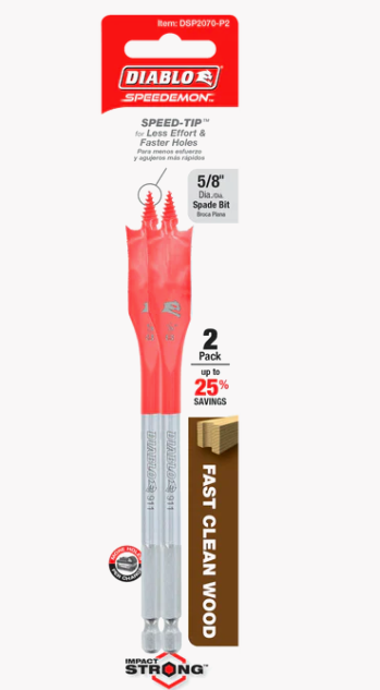 Diablo Spade Bit 5/8 X 6 2PK – ccssstore.com